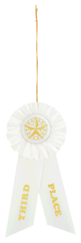 Placing Rosette Ribbons | Awards Unlimited Trophies and Awards