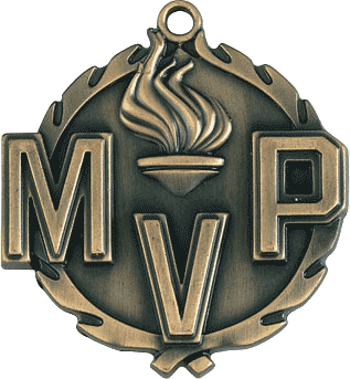 Sculptured MVP Medal | Awards Unlimited Trophies and Awards