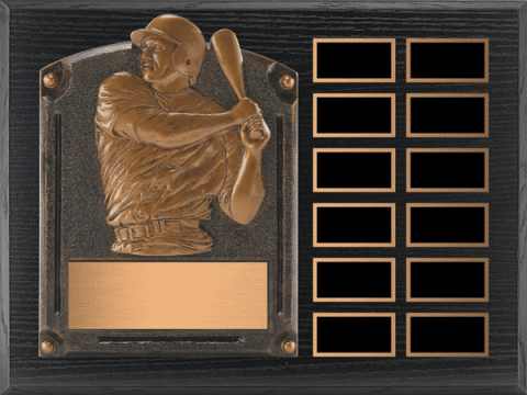 Legends of Fame Annual Baseball Plaque | Awards Unlimited Trophies and ...