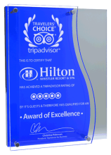 Malibu / Newport / Laguna Floating Acrylic Standoff Award | Awards ...