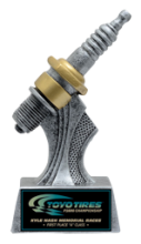 Spark Plug Resin Trophy | Awards Unlimited
